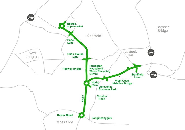 A582 - South Ribble Western Distributor - Lancashire County Council